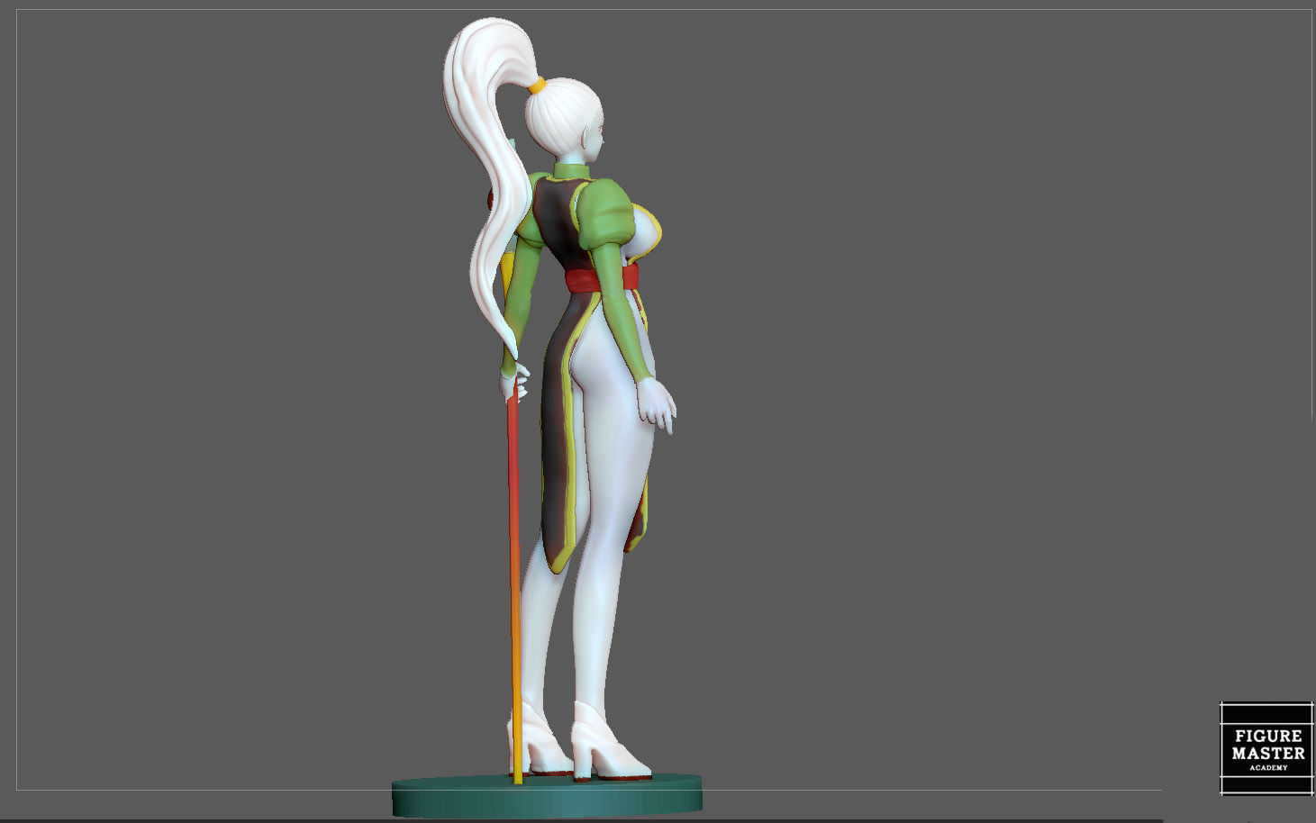 VADOS STATUE DRAGONBALL GIRL PRETTY ANIME 3D model 3D printable | CGTrader