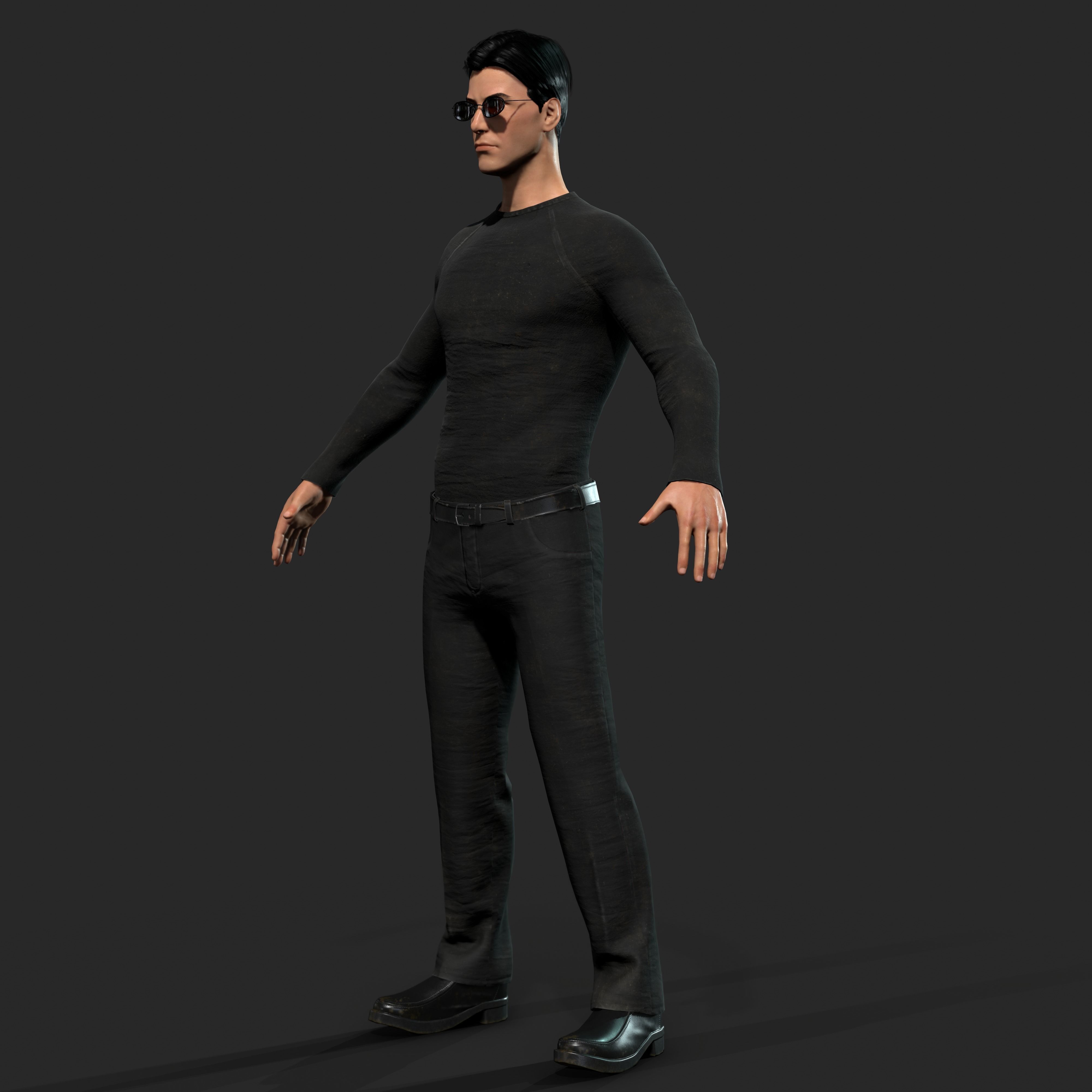 3D model Neo Character For Game VR / AR / low-poly | CGTrader
