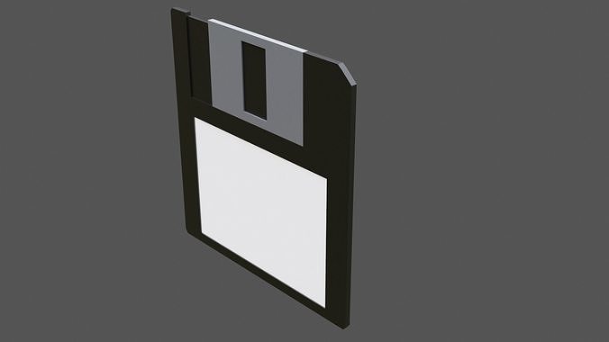 3D model diskette floppy disk VR / AR / low-poly | CGTrader
