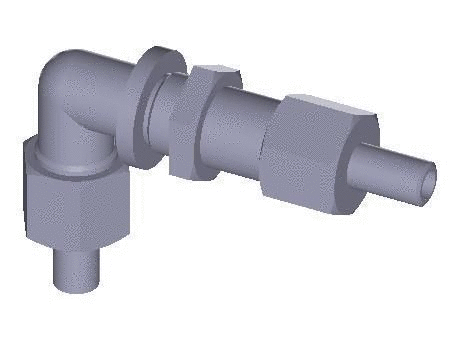 WSV - Bulkhead elbows free 3D model | CGTrader