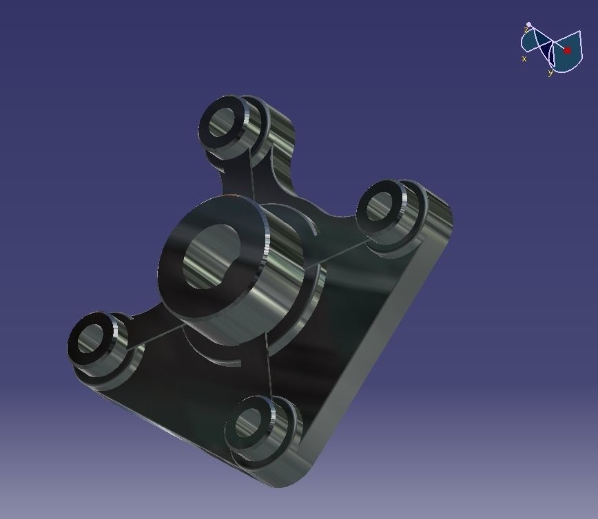 Beginner Part Design Project free 3D model 3D printable | CGTrader