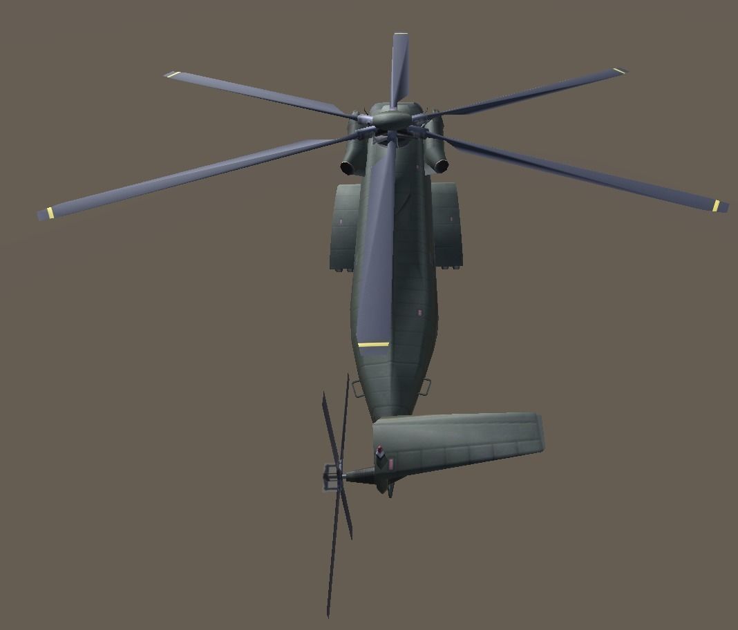 3D model CH 53 Sea Stallion Sikorsky S-65 Helicopter 3d model VR / AR ...