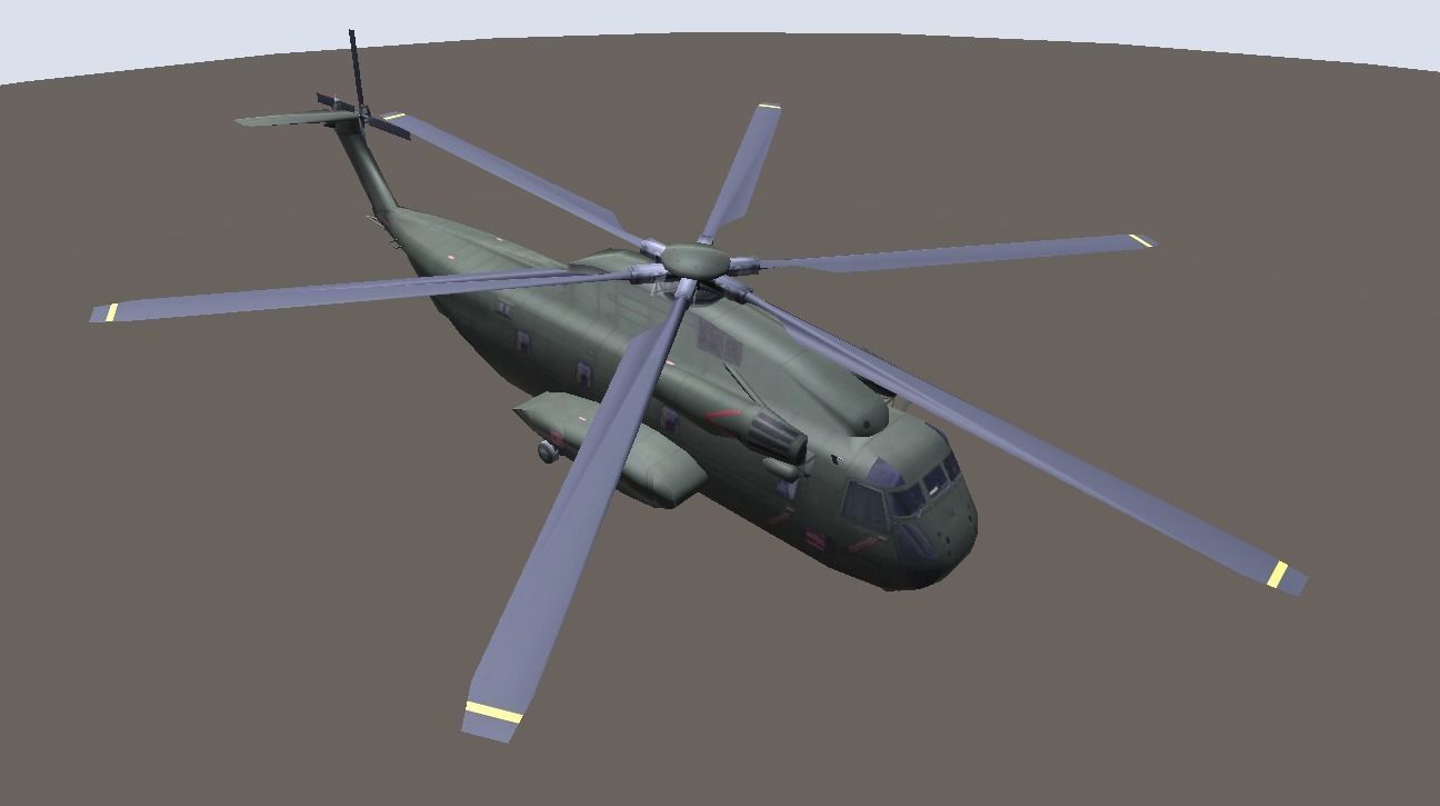 3D model CH 53 Sea Stallion Sikorsky S-65 Helicopter 3d model VR / AR ...