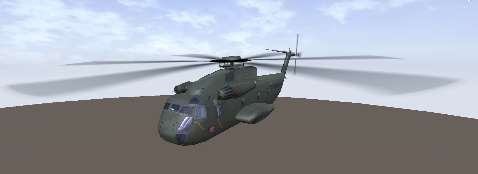 3D model CH 53 Sea Stallion Sikorsky S-65 Helicopter 3d model VR / AR ...