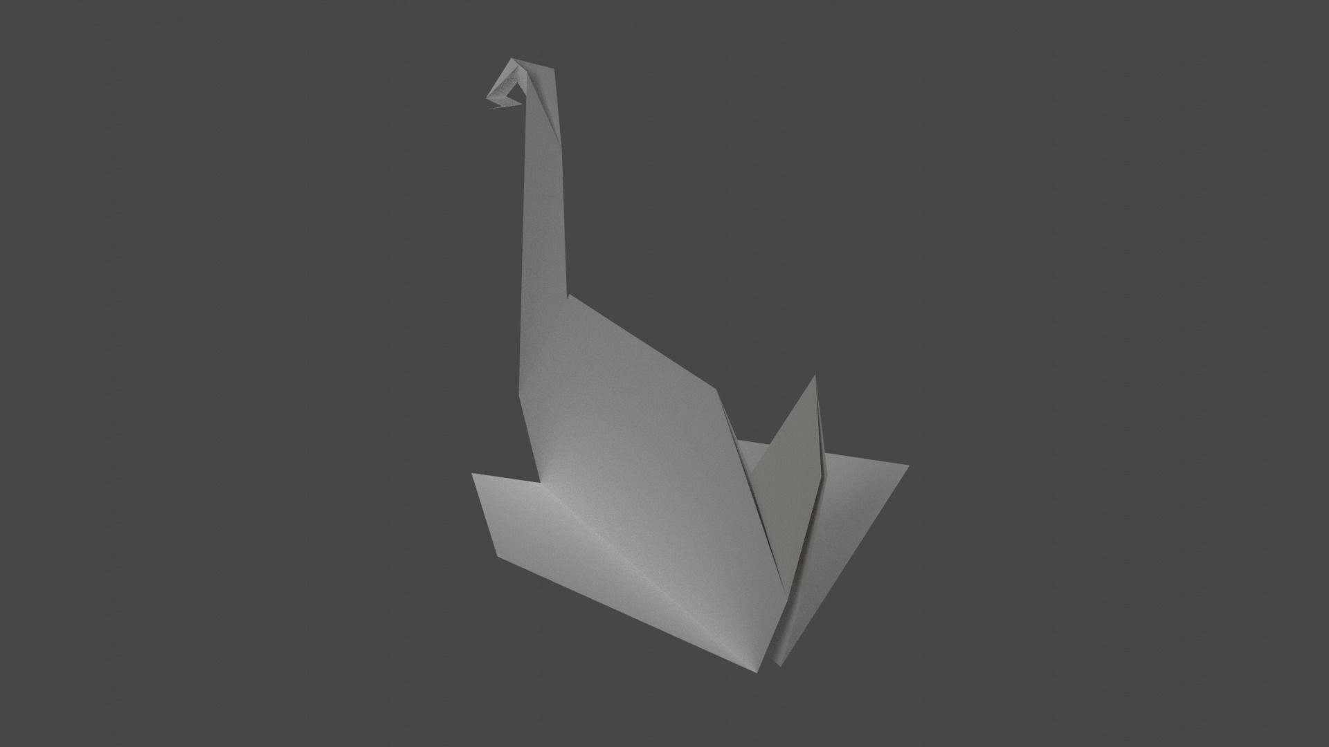 3D model Prison Break Origami Swan VR / AR / low-poly | CGTrader
