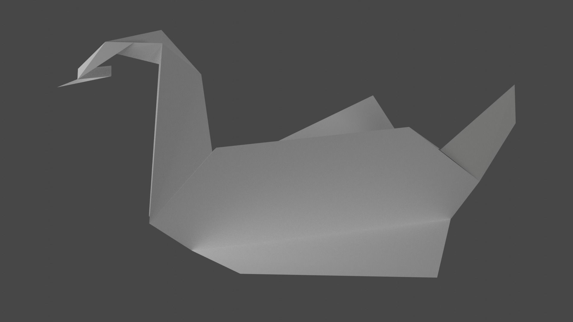 3D model Prison Break Origami Swan VR / AR / low-poly | CGTrader