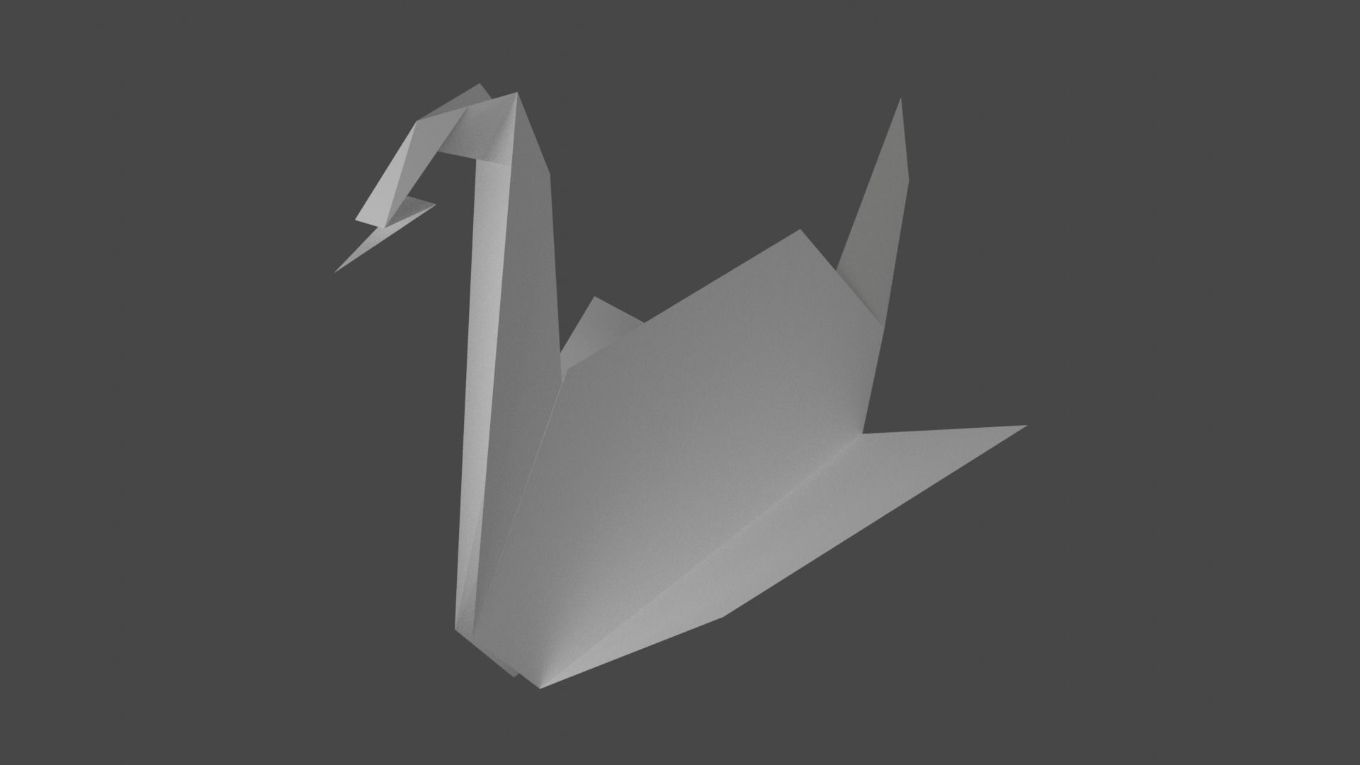 3D model Prison Break Origami Swan VR / AR / low-poly | CGTrader
