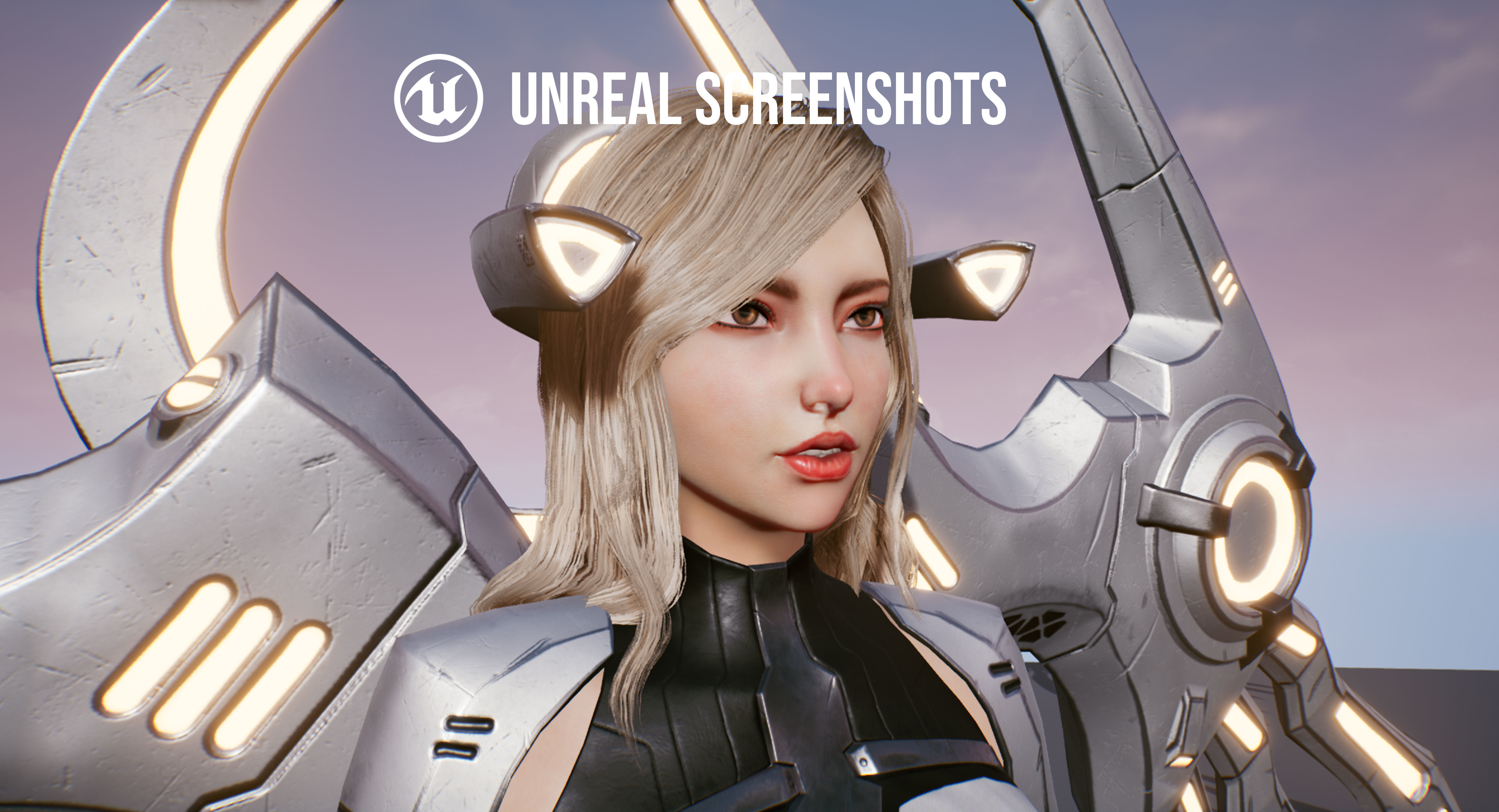 3D model Cyborg Female - Game Ready 3D - UE4 VR / AR / low-poly rigged ...