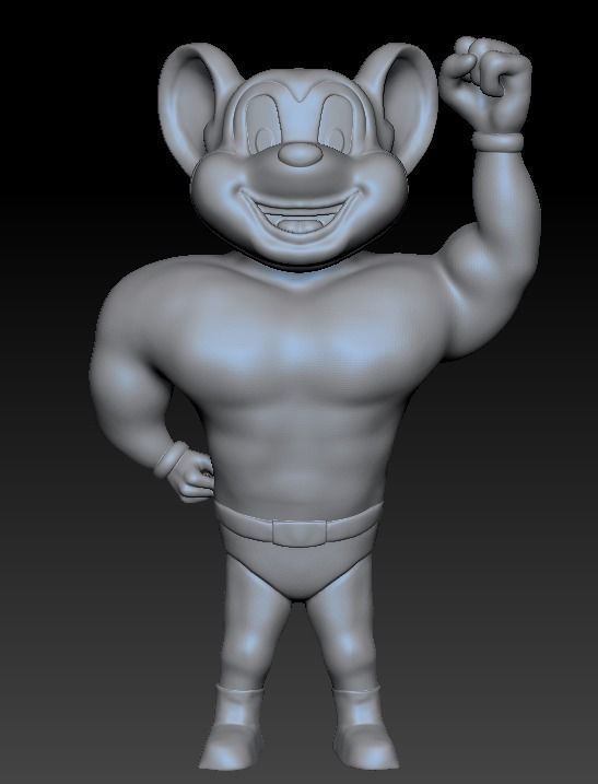 Mighty Mouse 3D model 3D printable | CGTrader