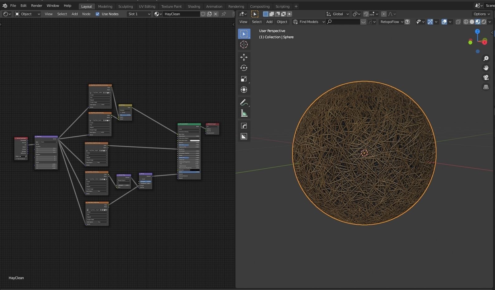 Clean Hay Tile Material Texture | CGTrader