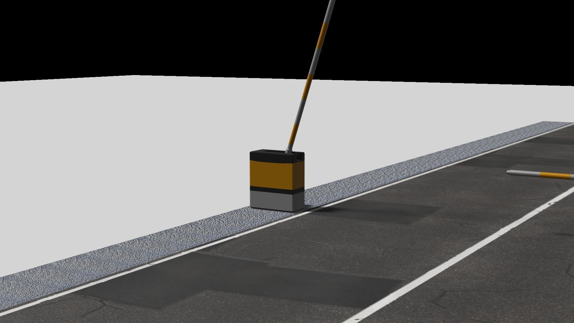 RoadType-Road Blocks free 3D model | CGTrader