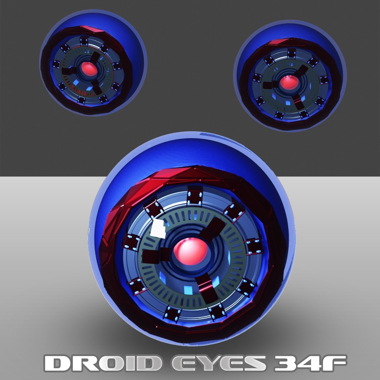 DROID EYES 34F 3D model | CGTrader