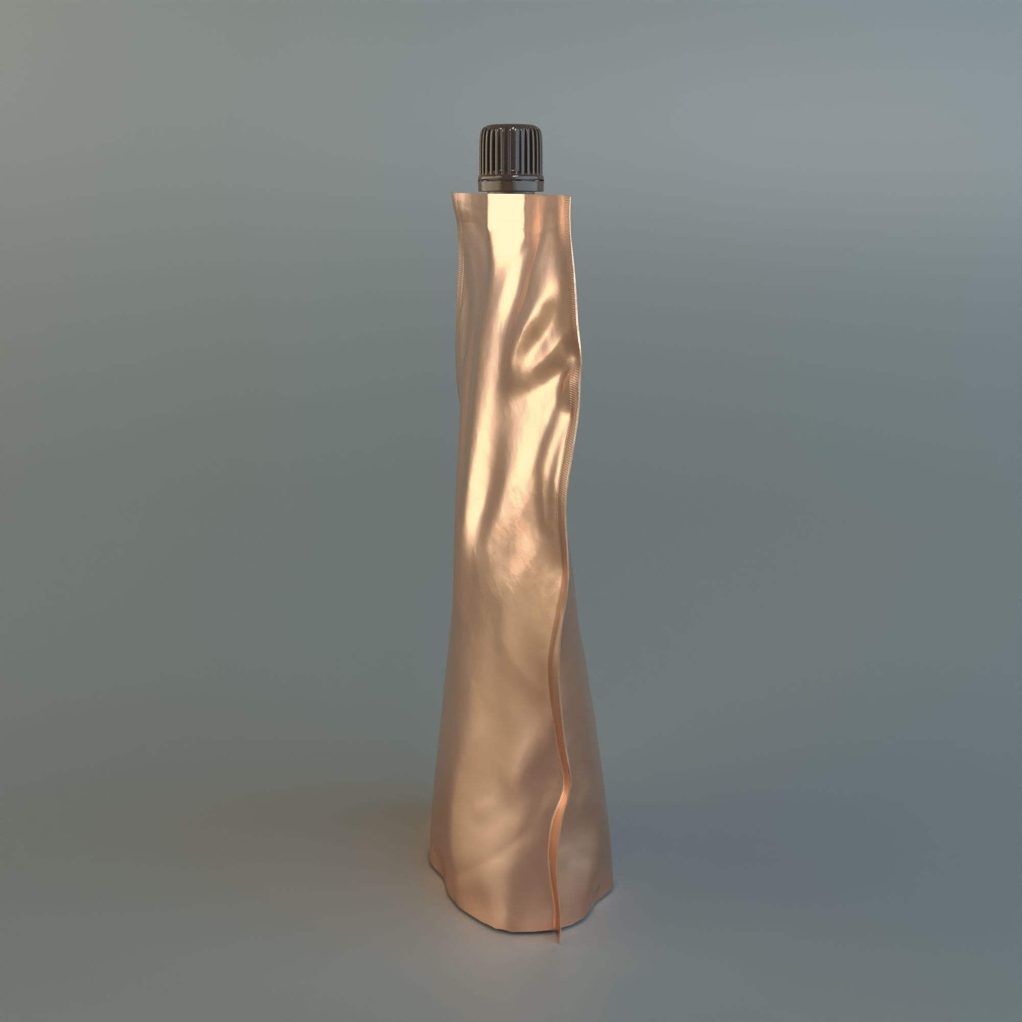 Glossy metallic doy-pack with dispenser 3D model | CGTrader