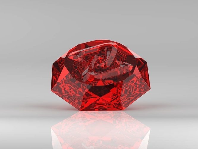 Phantom Ranger Power Ruby with Display Stand 3D model 3D printable ...