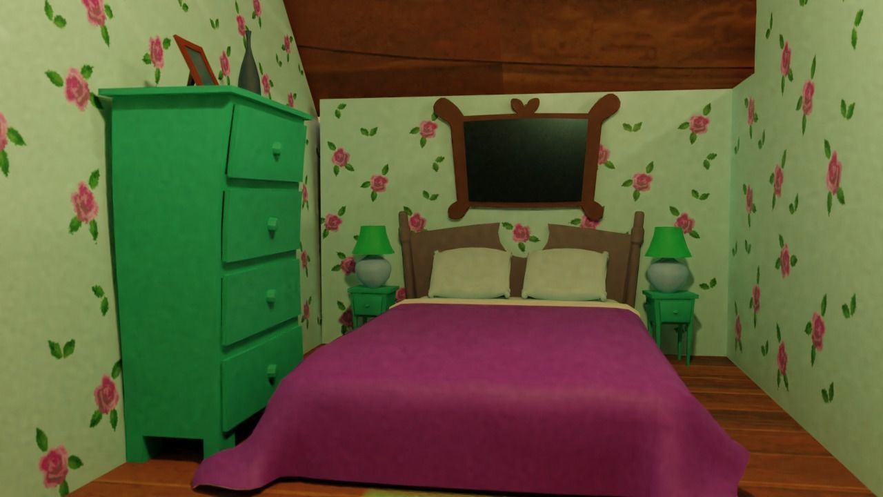 3D model Courage The Cowardly dog house VR / AR / low-poly | CGTrader