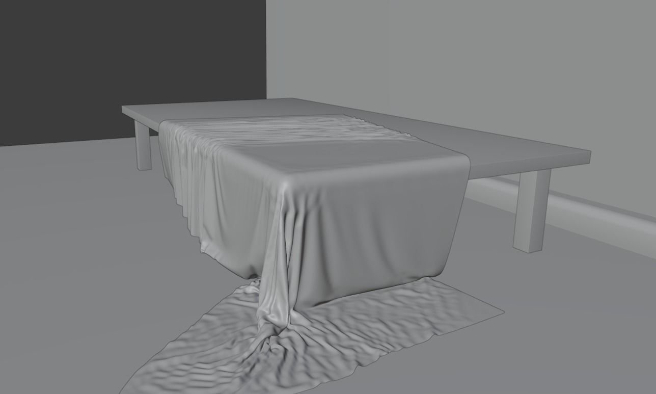 Table Cloth - High Quality - Kitchen - High Poly free 3D model | CGTrader