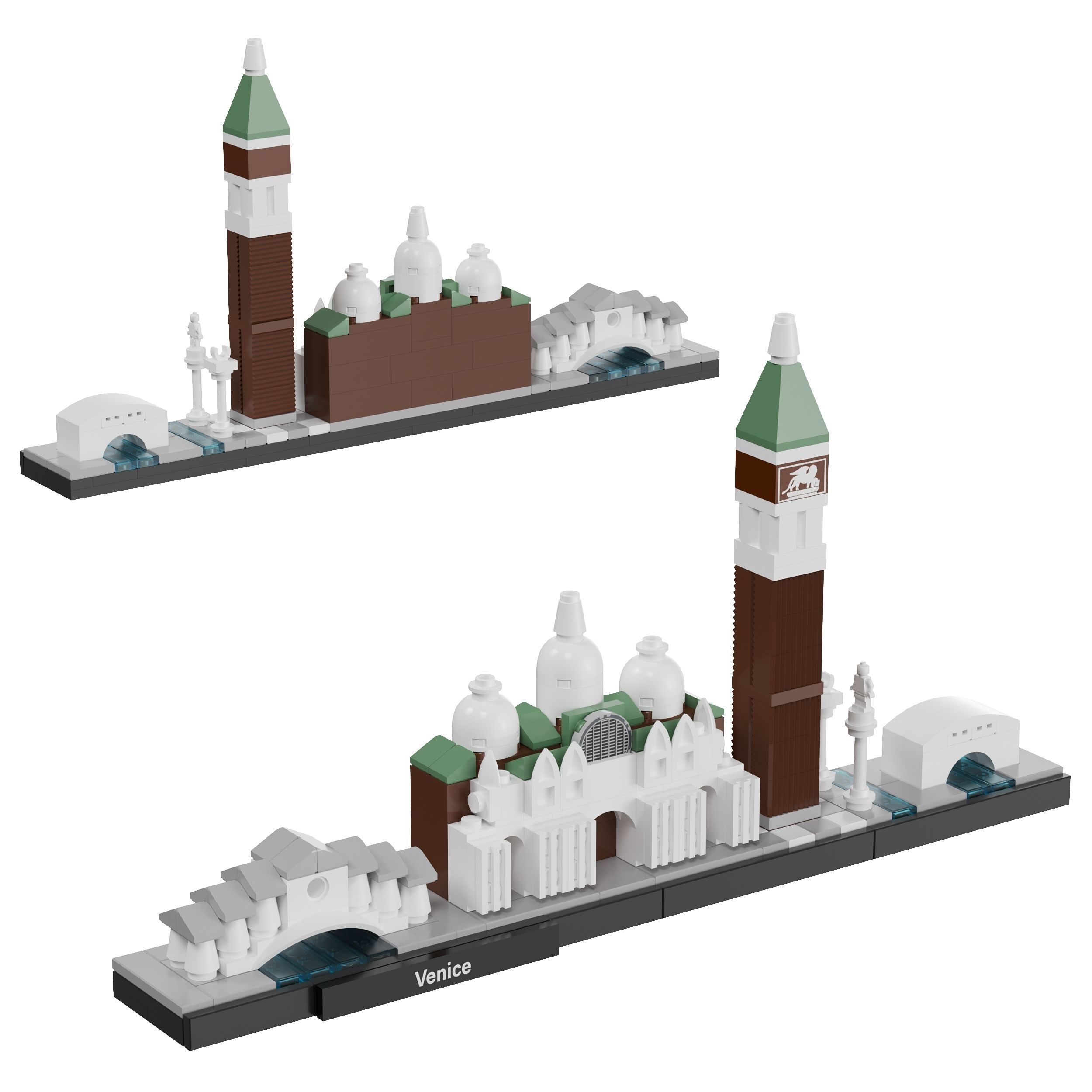 Lego Architecture Skyline - 21026 Venice 3D model | CGTrader