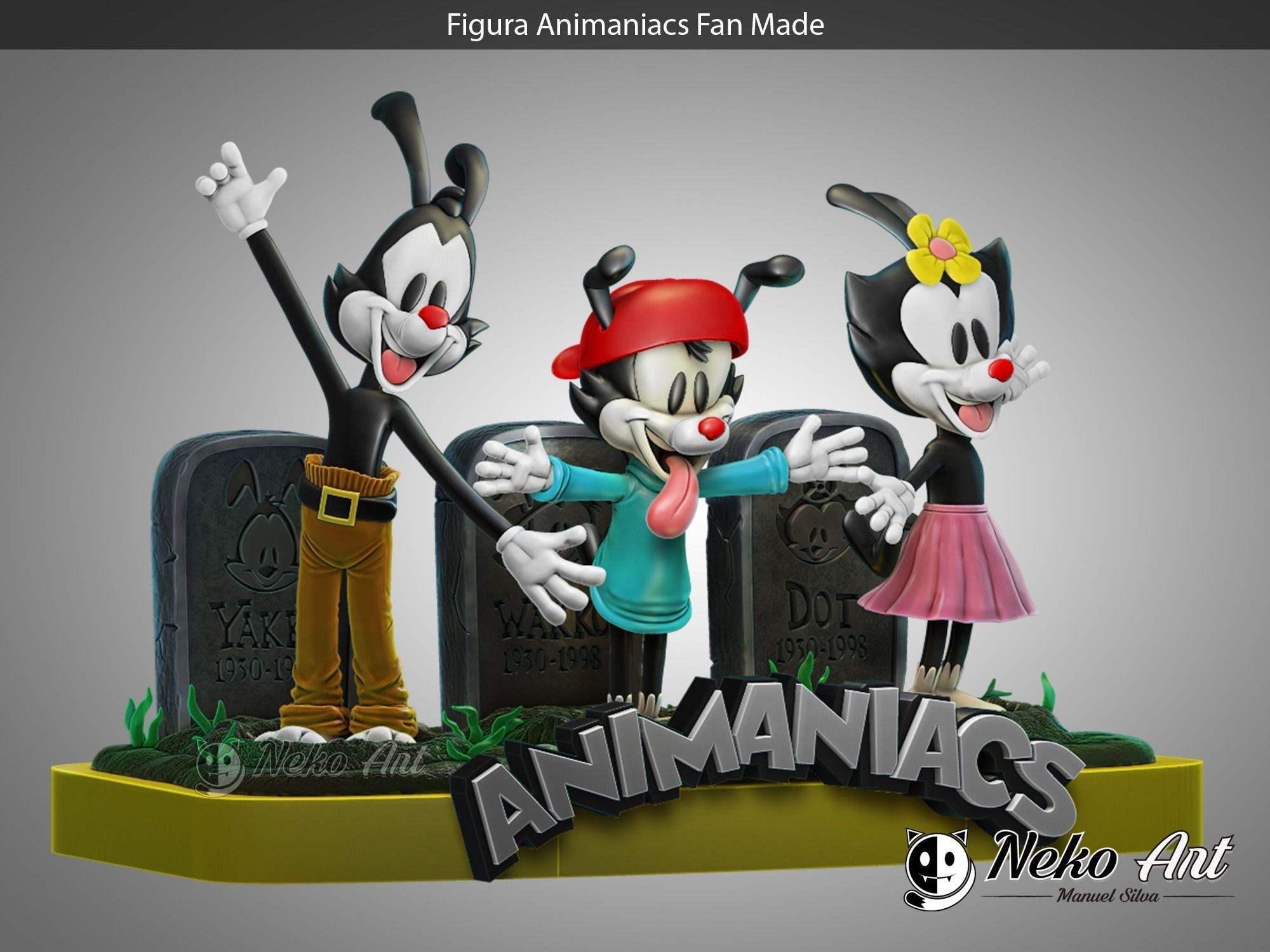 Figure Animaniac Fan Made 3D model 3D printable | CGTrader