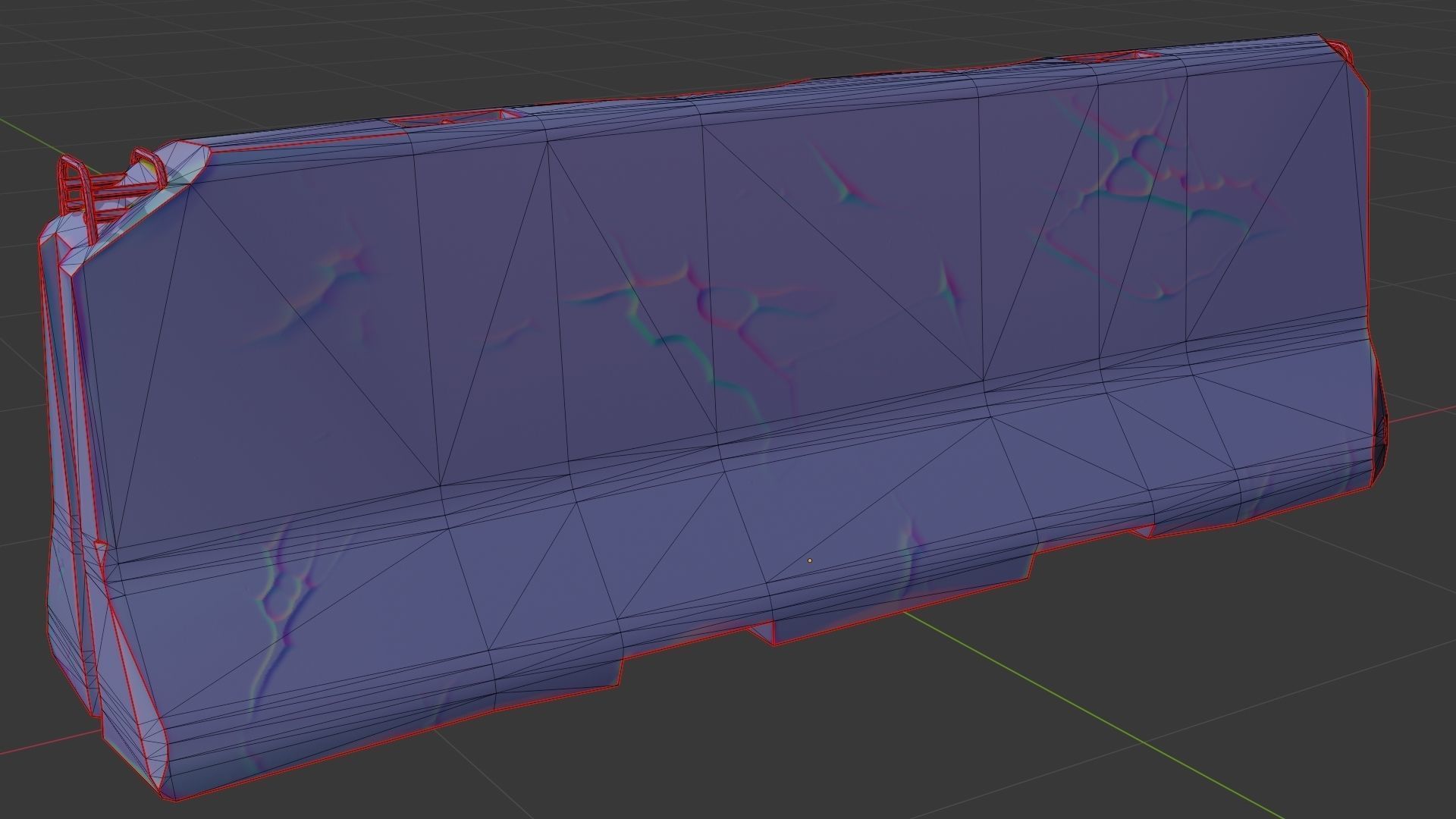 3D model Old Concrete Barrier VR / AR / low-poly | CGTrader