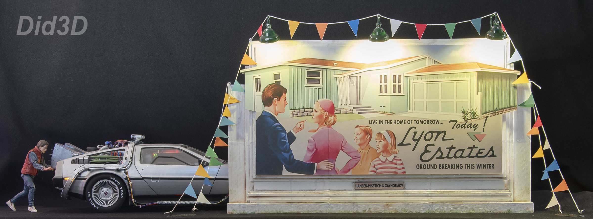 BillBoard Lyon Estates 1-8Scale HQ 3D model 3D printable | CGTrader