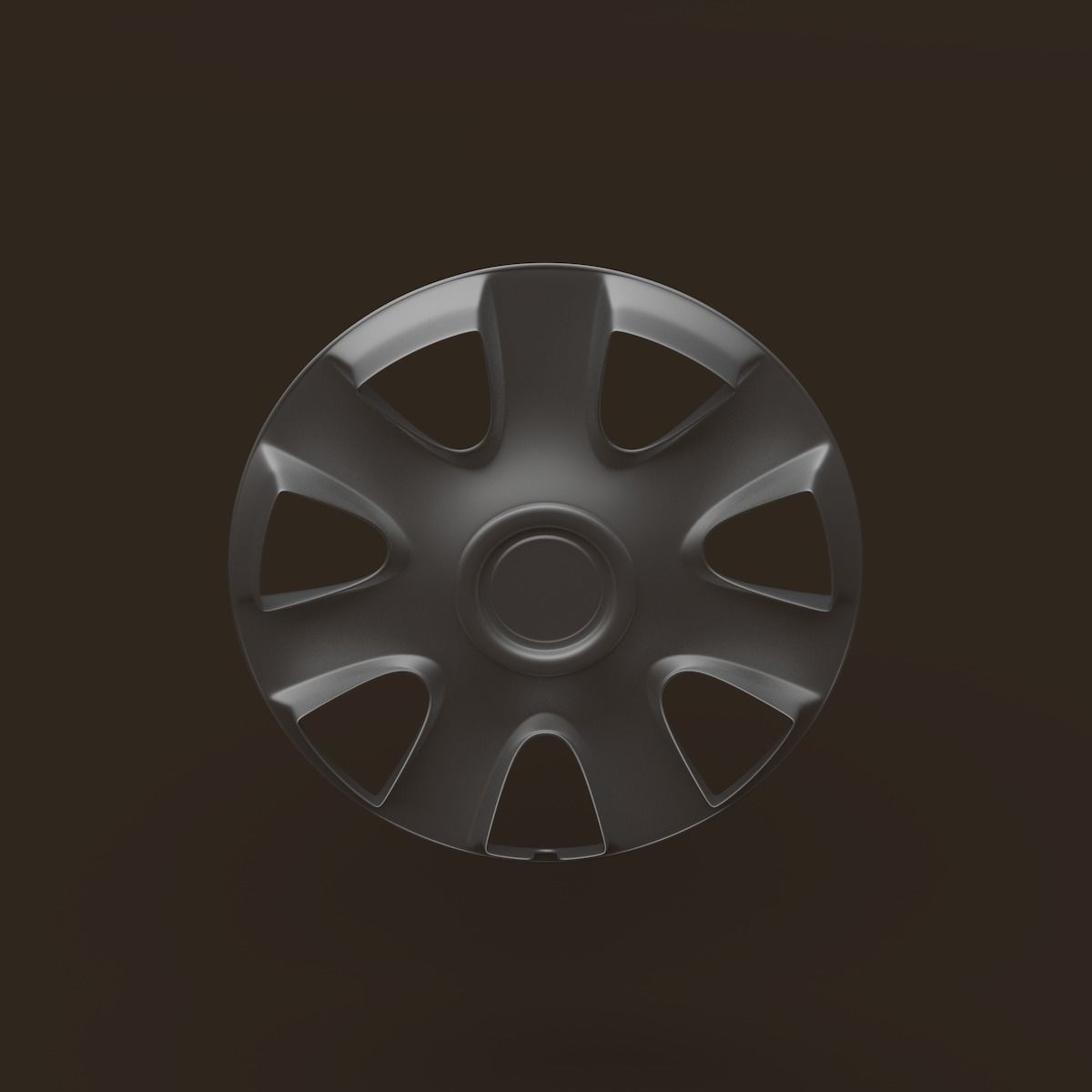 Hubcap wheel cover free 3D model | CGTrader
