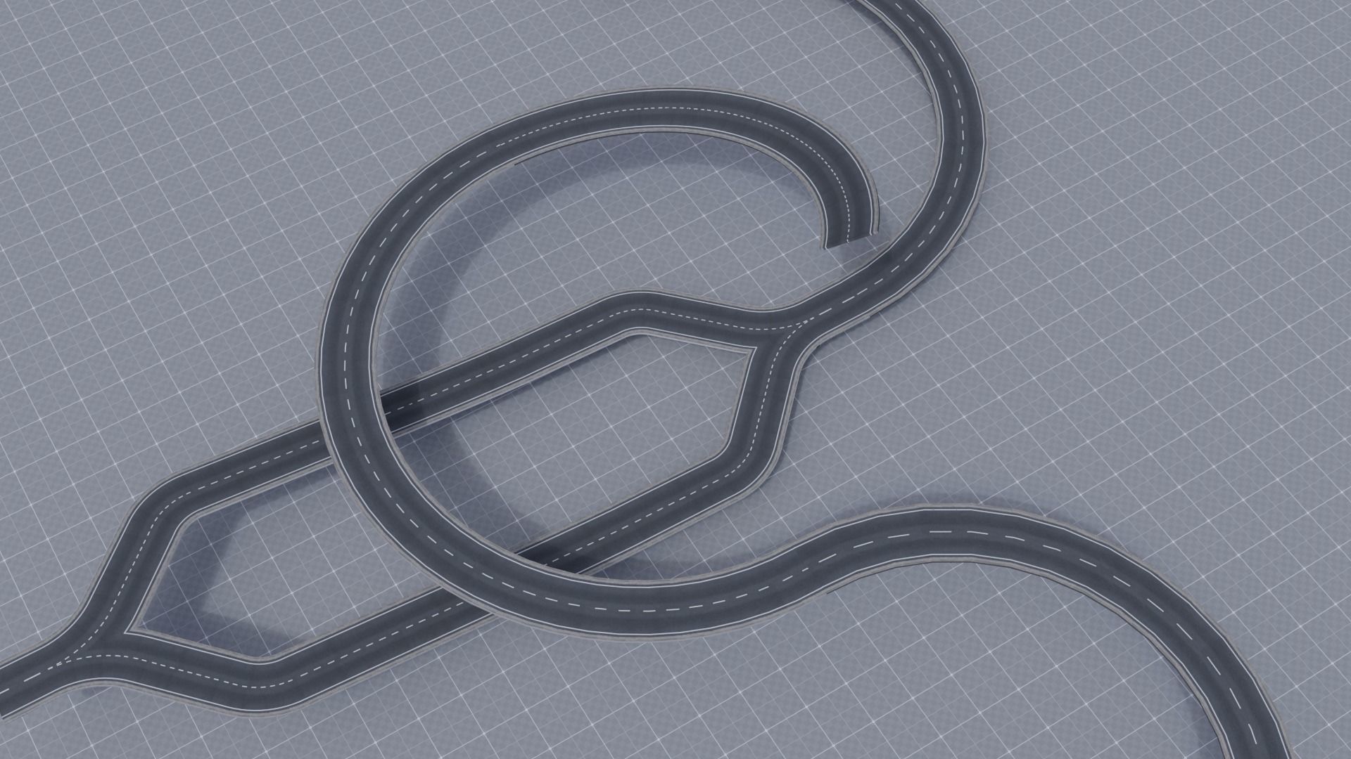 Stunt Tracks free VR / AR / low-poly 3D model | CGTrader