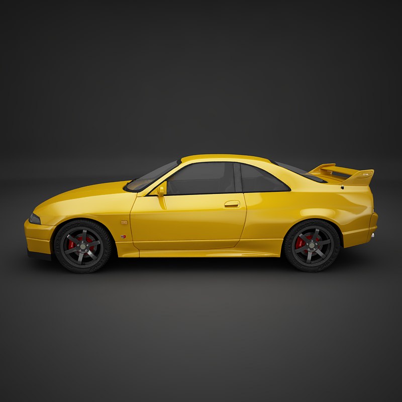 Nissan GTR- R33 3D model | CGTrader