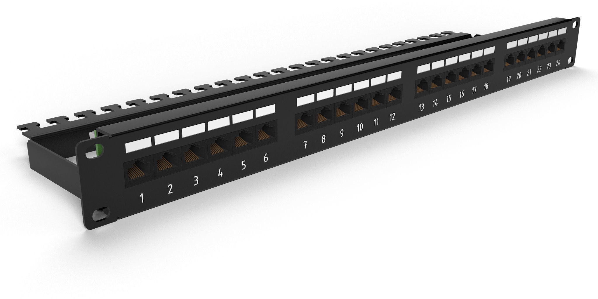 Patch panel 3D model | CGTrader