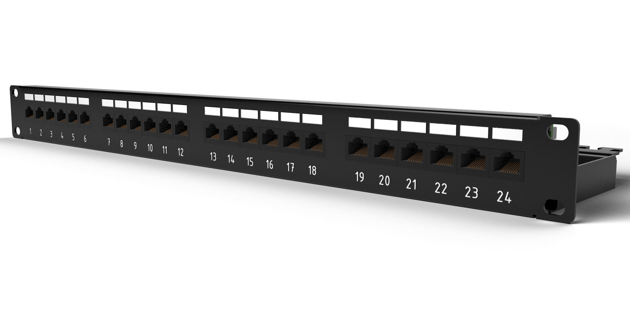 Patch panel 3D model | CGTrader