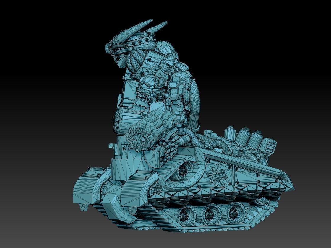 Tank Demon 3D model 3D printable | CGTrader