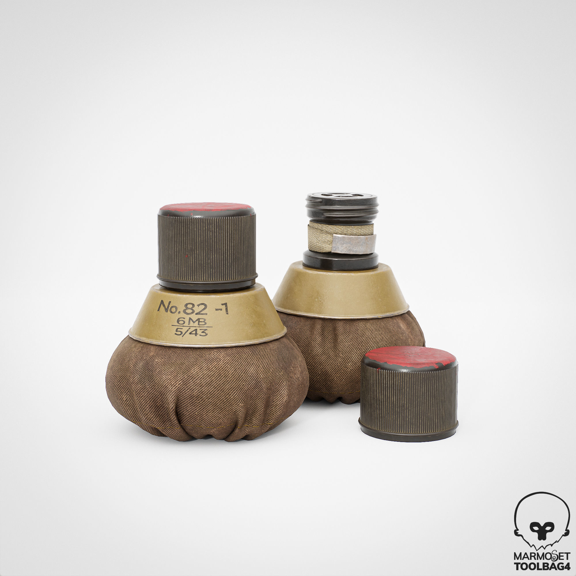 3D model No 82 Gammon Bomb VR / AR / low-poly | CGTrader