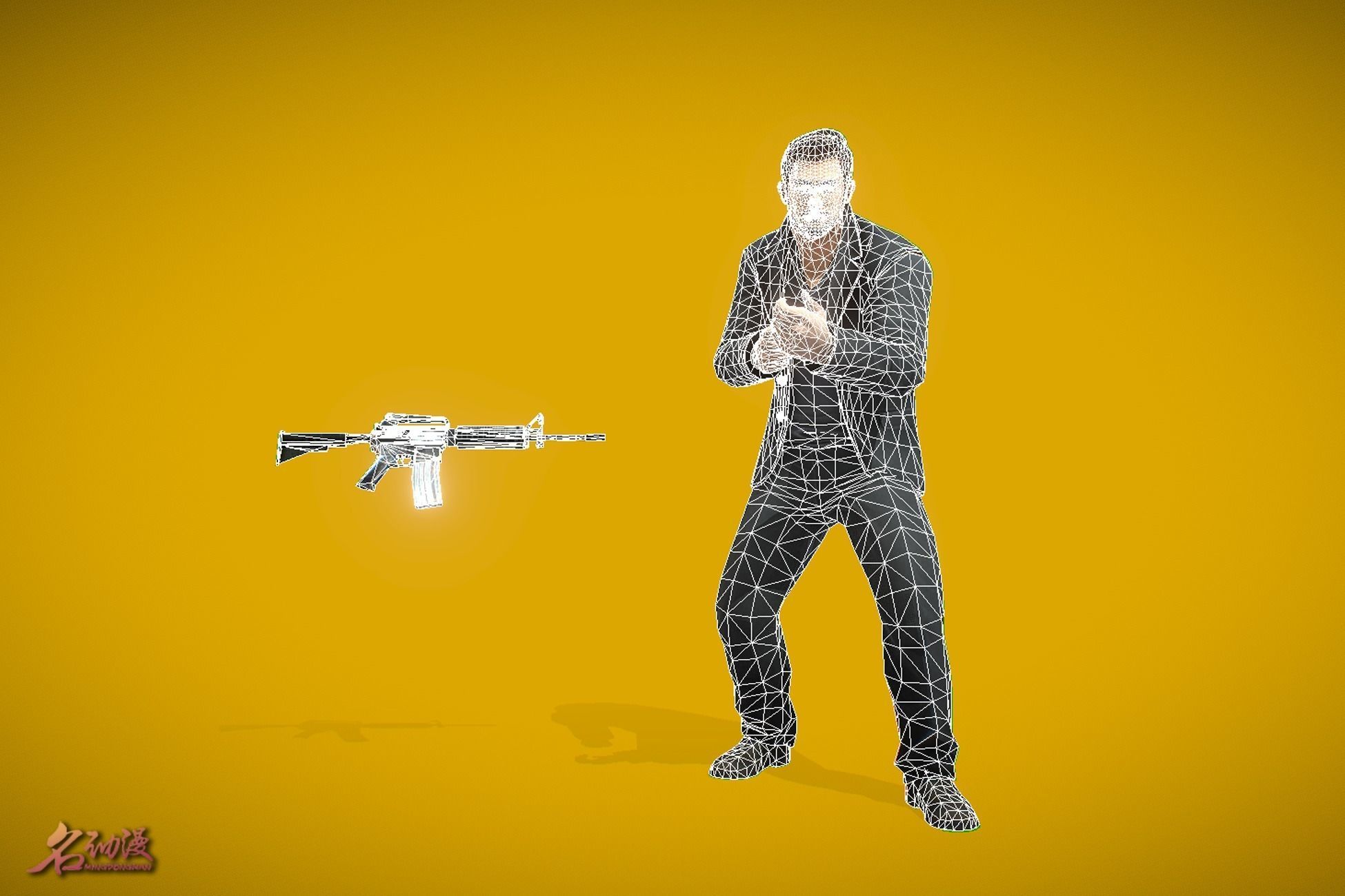 3D model Battle Royale Hitman VR / AR / low-poly | CGTrader