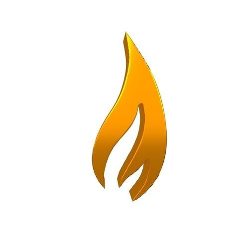 3D model Fire Symbol v7 011 VR / AR / low-poly | CGTrader
