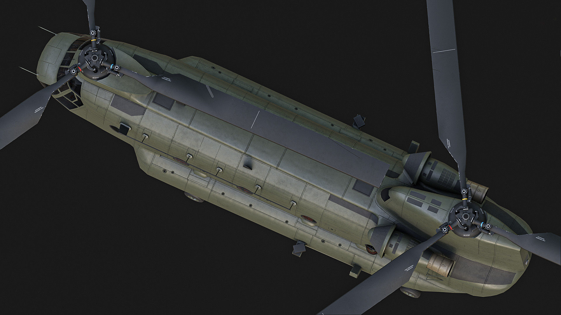 3D model Chinook helicopter - helicopter VR / AR / low-poly | CGTrader