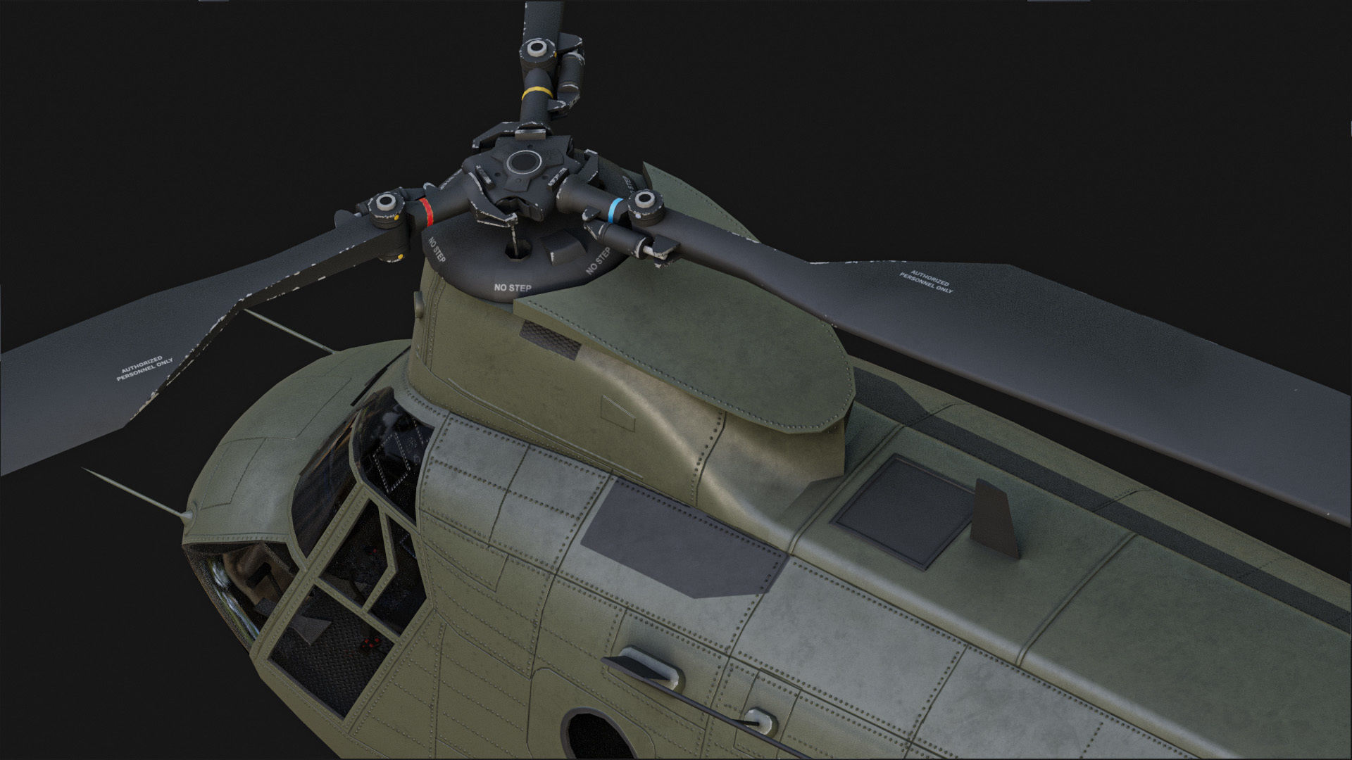 3D model Chinook helicopter - helicopter VR / AR / low-poly | CGTrader
