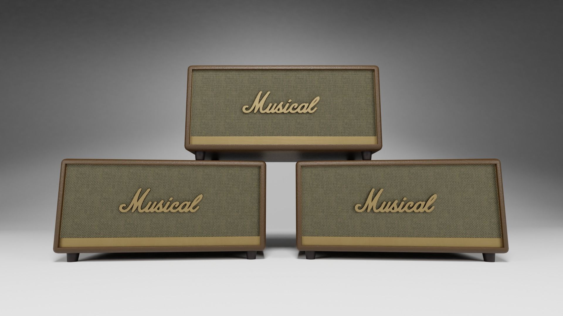 Audio speaker model free 3D model | CGTrader