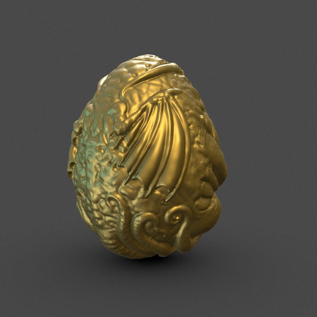 Dragon eggs of Cthulhu Mythos 3D model 3D printable | CGTrader