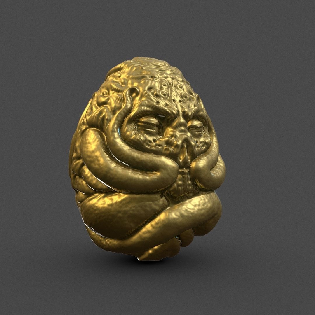 Dragon eggs of Cthulhu Mythos 3D model 3D printable | CGTrader