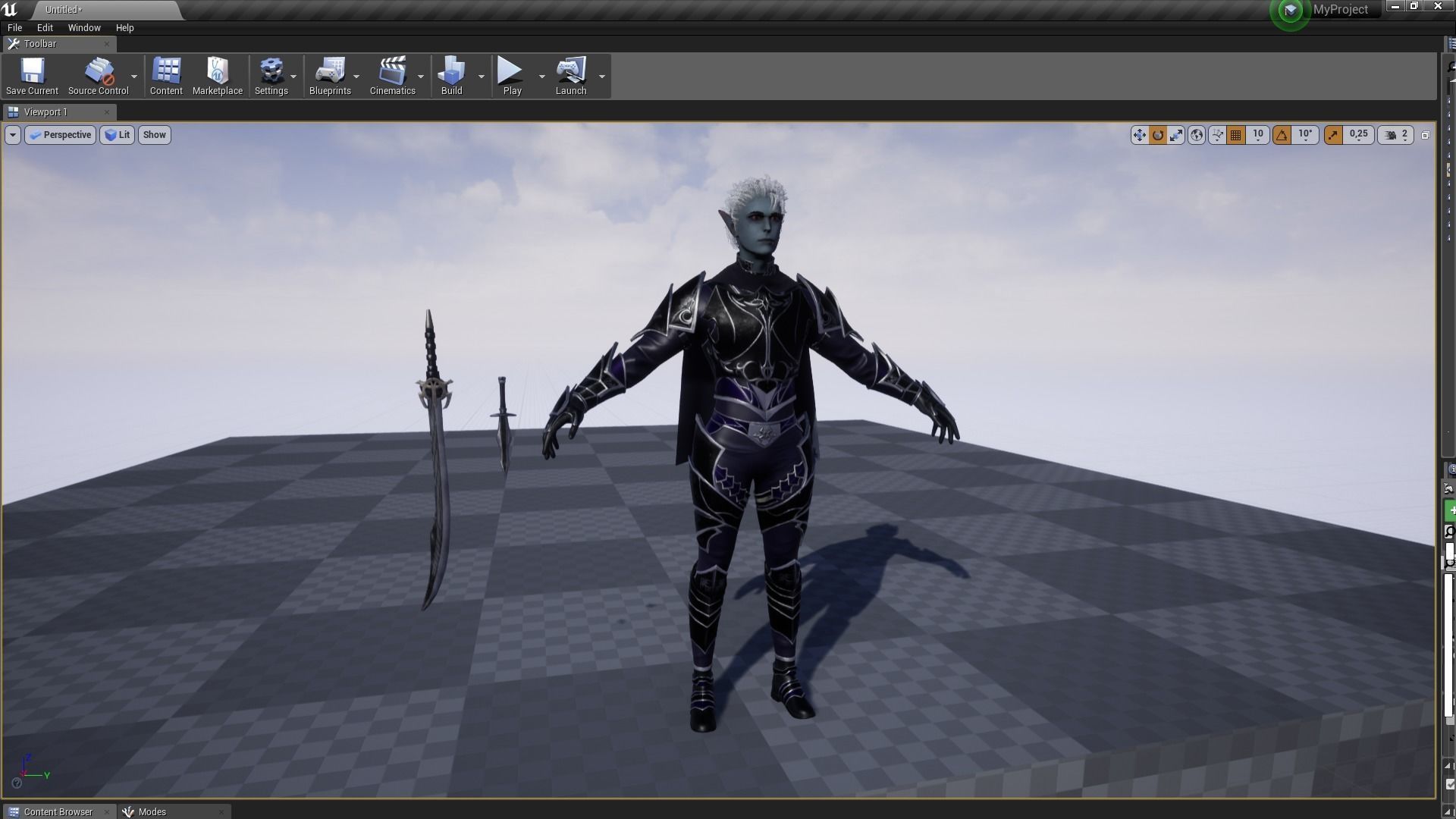 3D model Game low poly 3D Model Death Dancer VR / AR / low-poly rigged ...