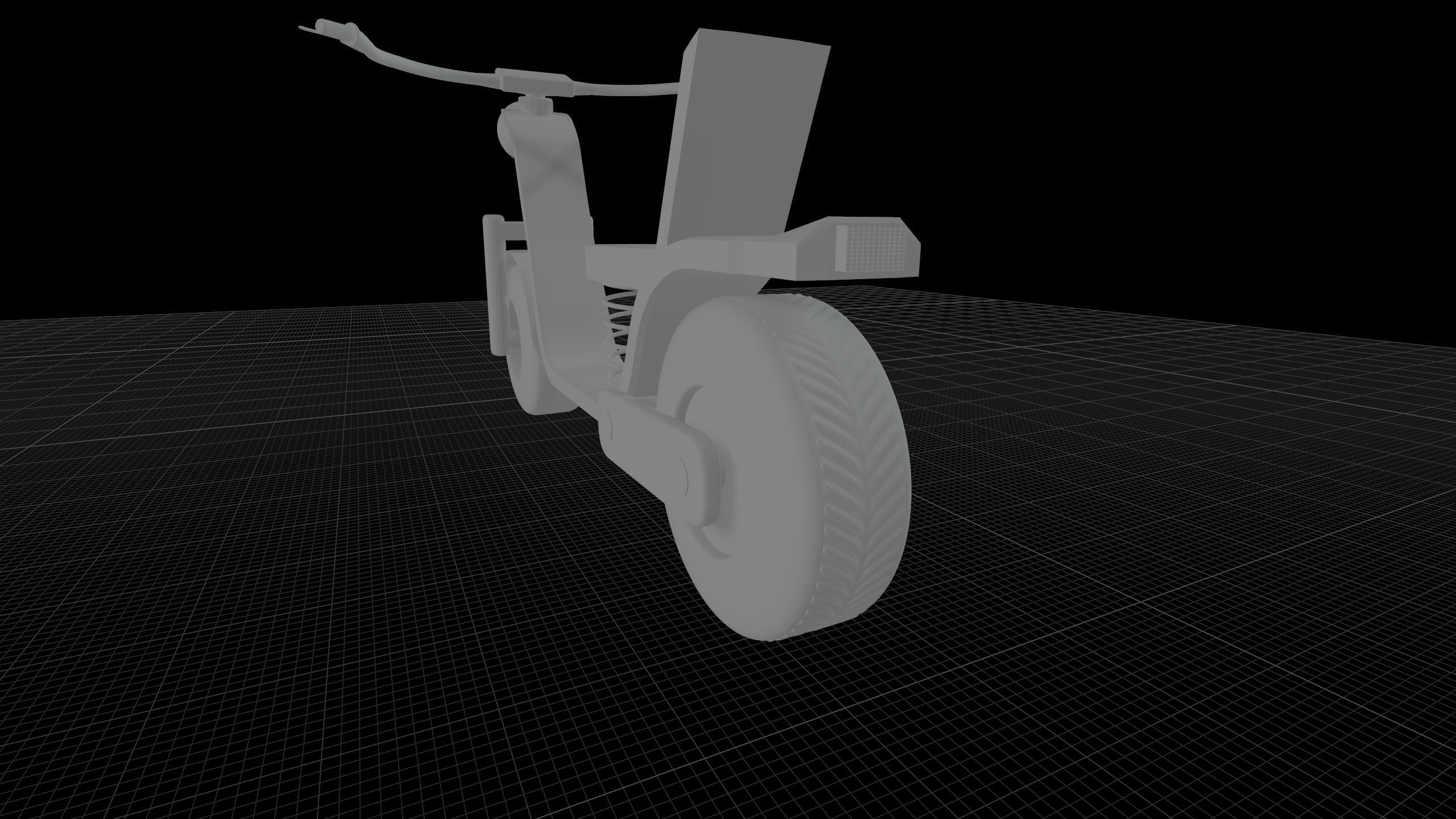 electric scooter 3D model 3D printable | CGTrader