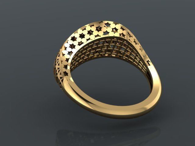 GOLD RING 3D model 3D printable | CGTrader