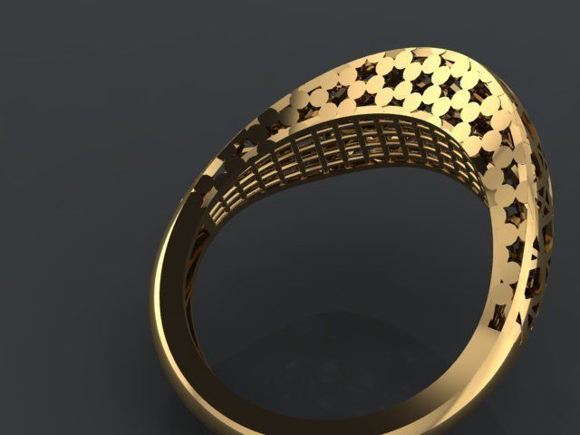 GOLD RING 3D model 3D printable | CGTrader