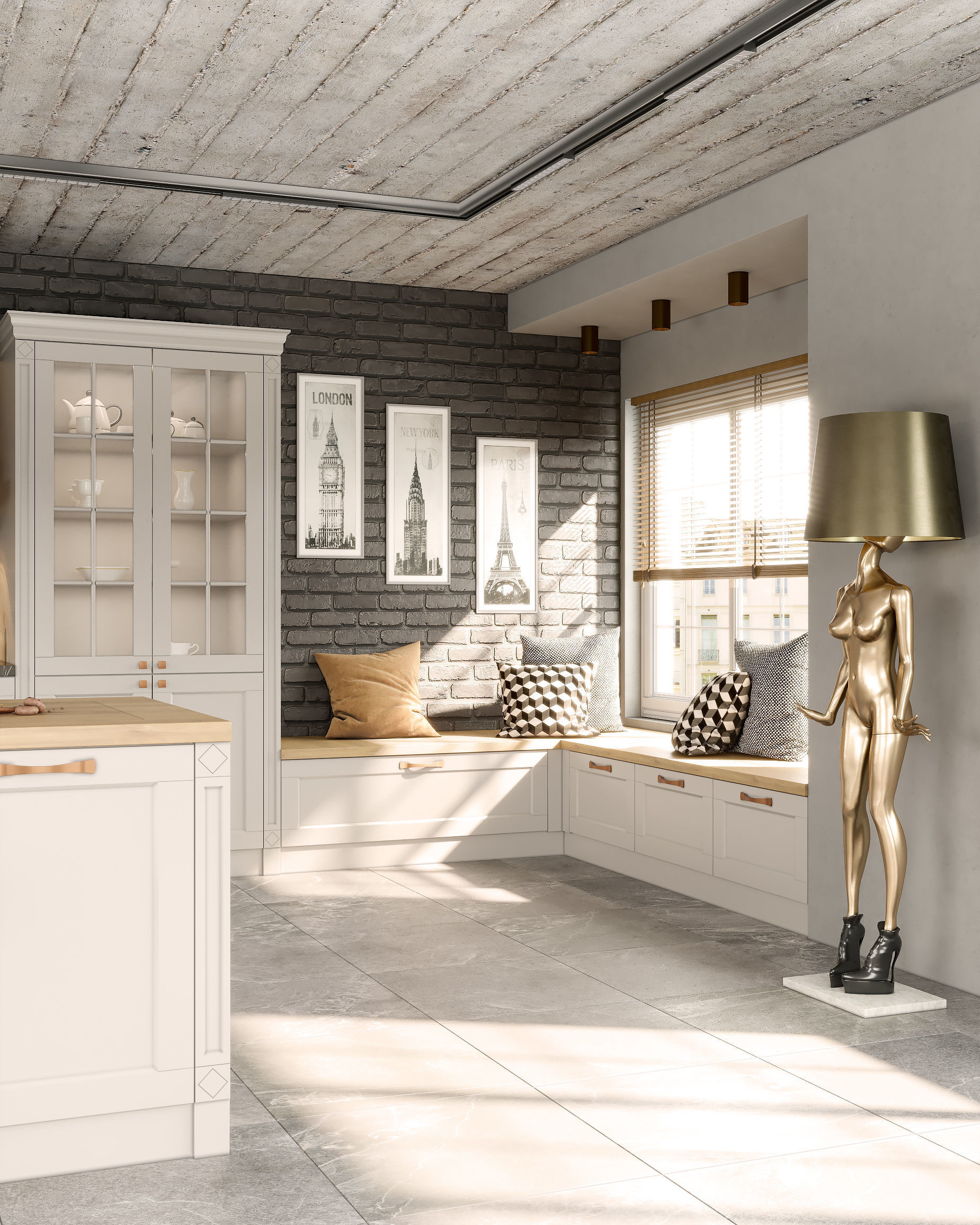 Kitchen Alya Modell interior 3D model | CGTrader