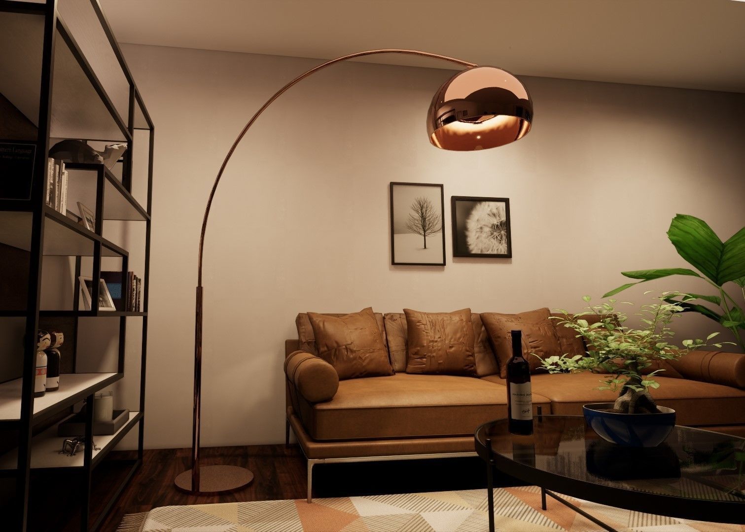 Arc floor lamp -Revit 2018- free 3D model | CGTrader