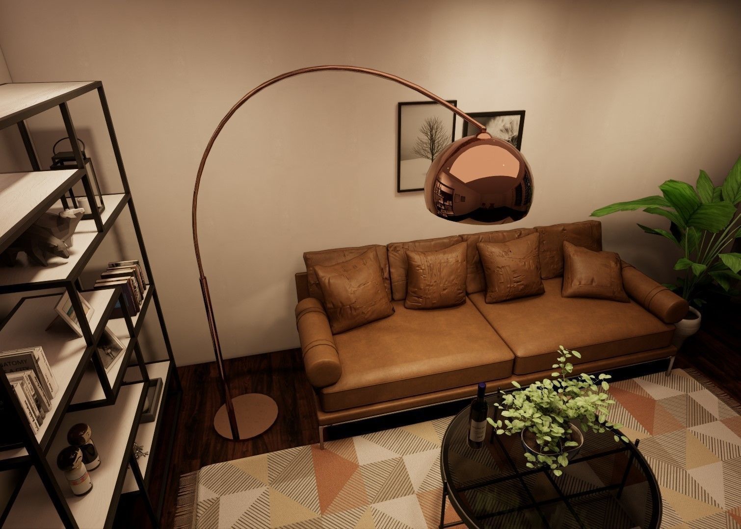 Arc floor lamp -Revit 2018- free 3D model | CGTrader