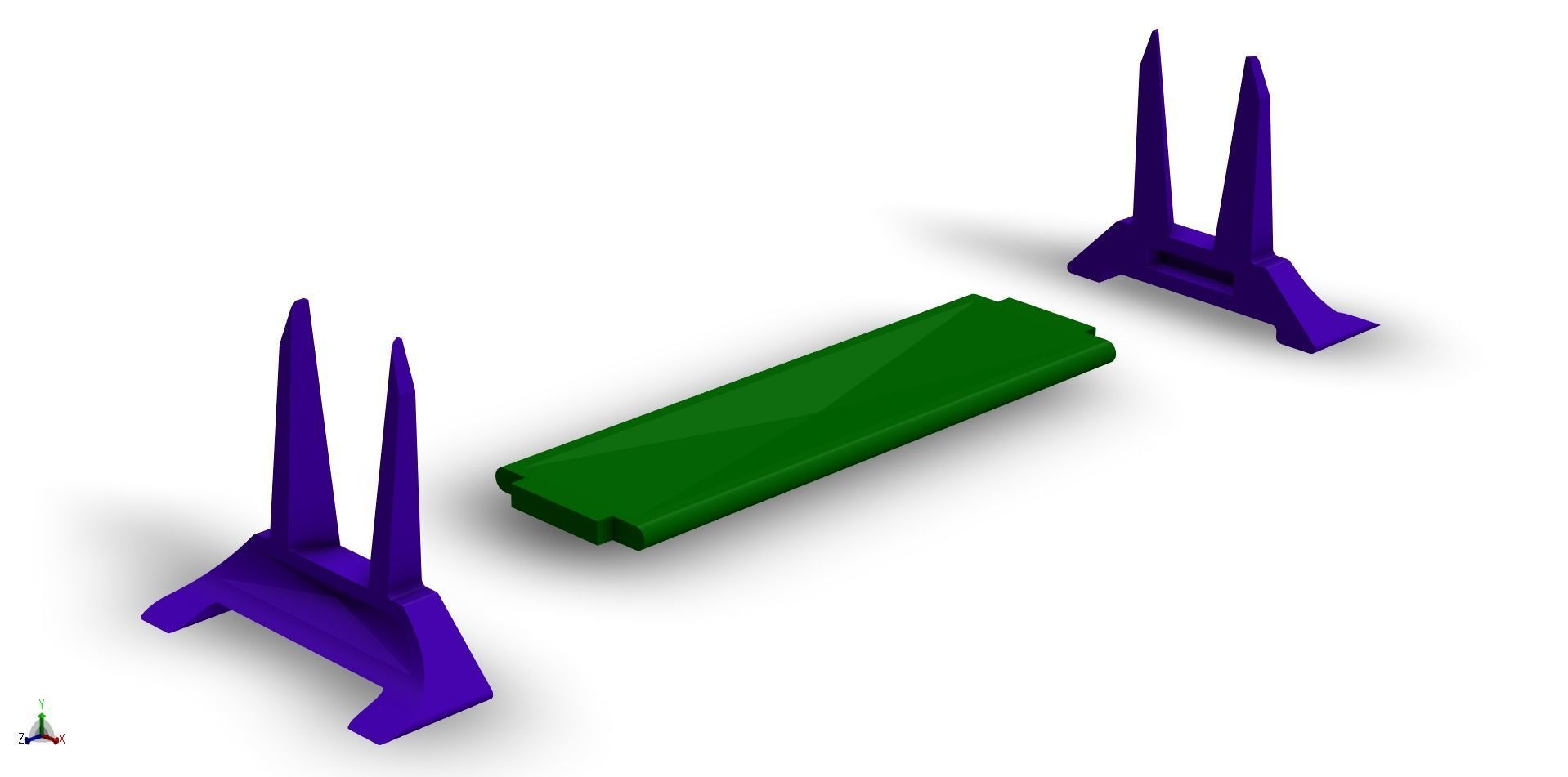 Spiked Dagger Stand free 3D model 3D printable | CGTrader