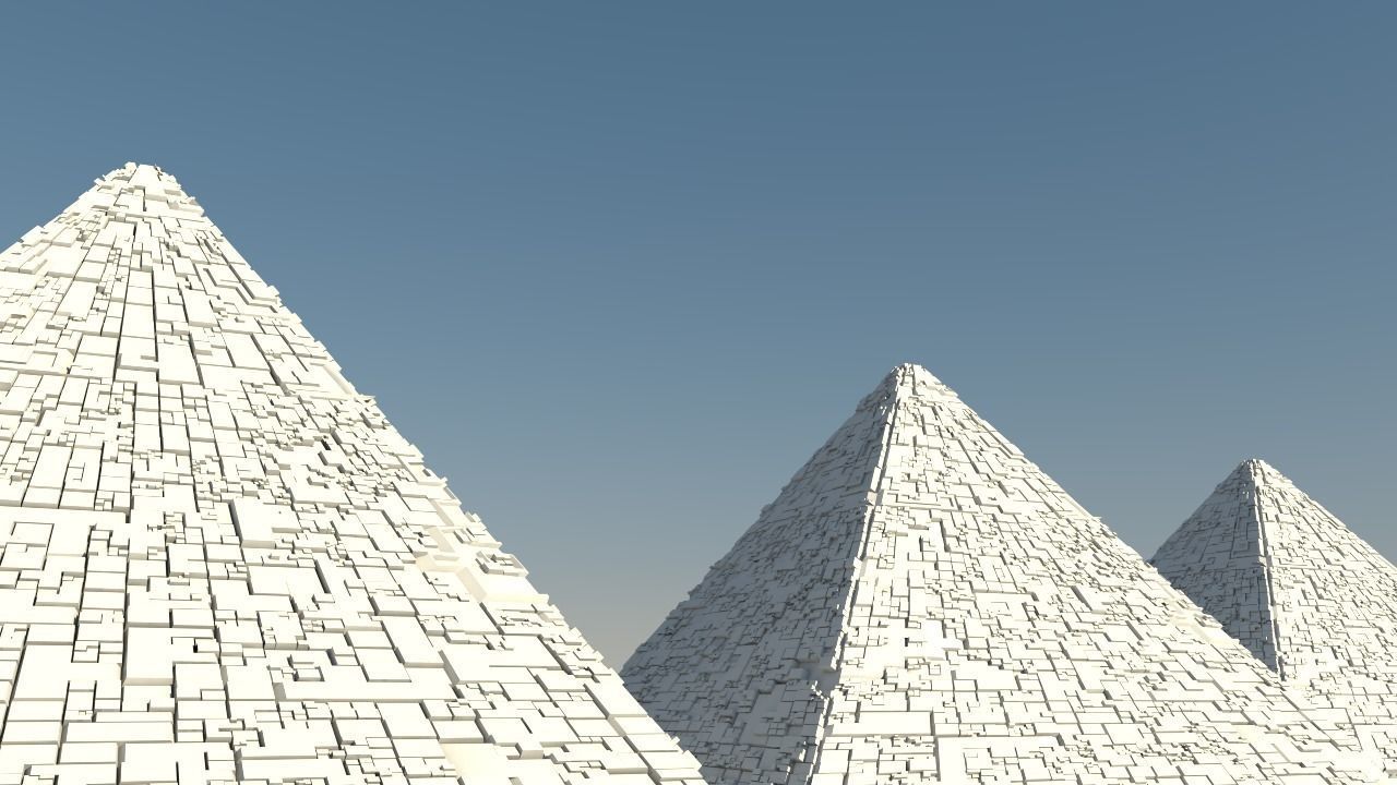 Pyramid of Menkaure 3D model | CGTrader