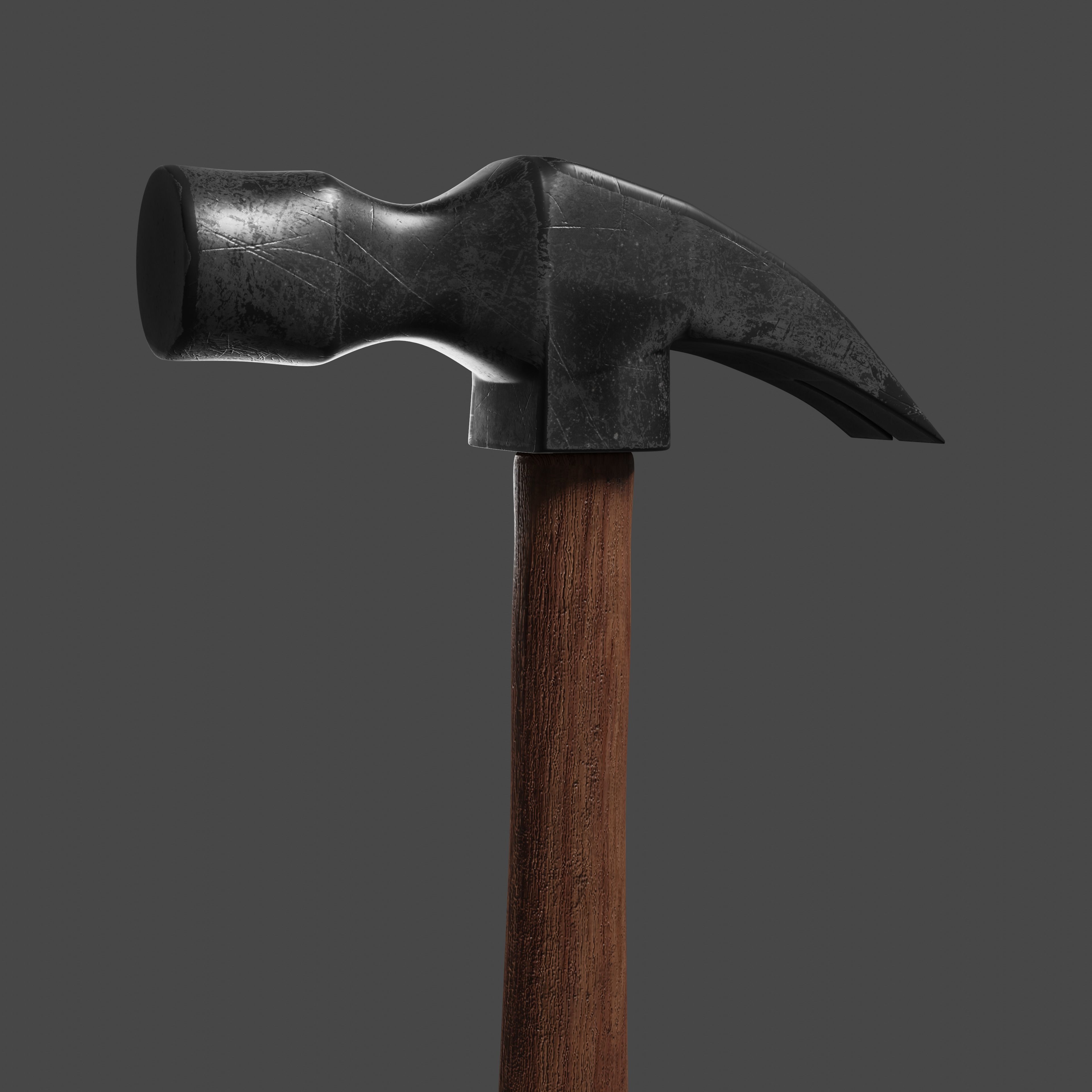 3D model Hammer 3D Model Low-Poly VR / AR / low-poly | CGTrader