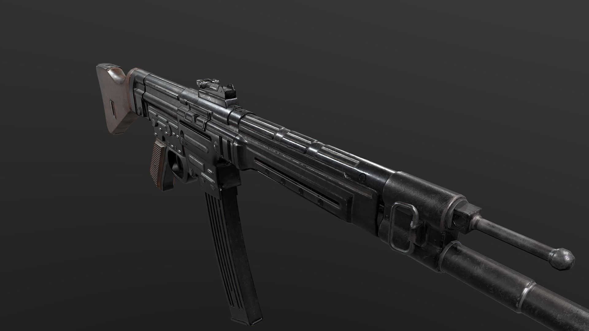 3D model STG44 WW2 German machine gun VR / AR / low-poly | CGTrader