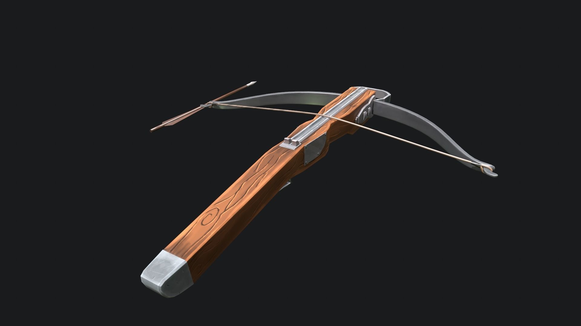 Hand Paint Crossbow 3D model | CGTrader